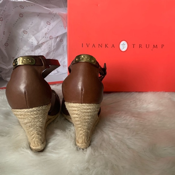 Ivanka Trump | Shoes | Ivanka Trump Itetta Wedges Size 95m Dark Brown ...